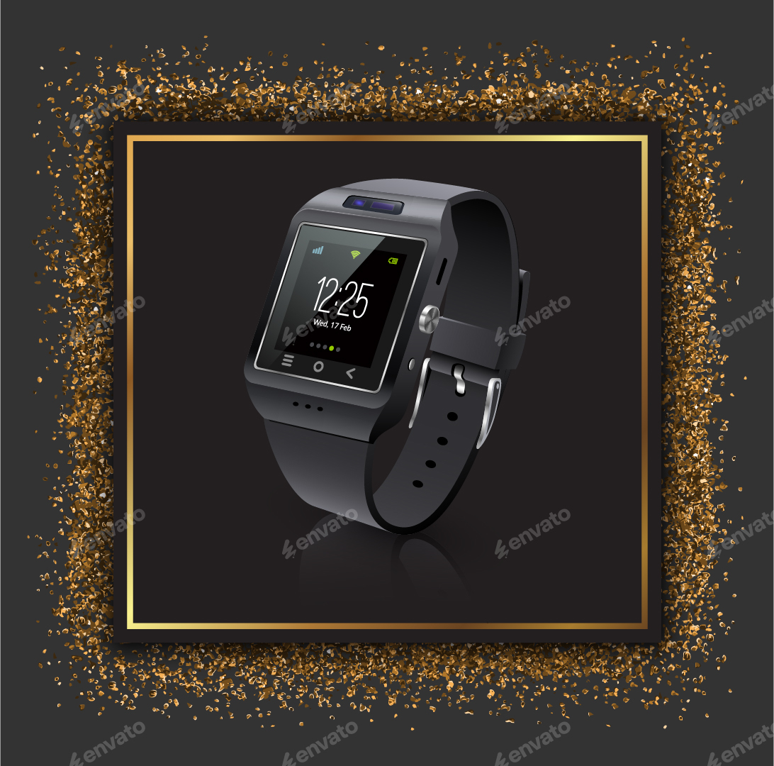 Smartwatch Web Banner, Web Elements | GraphicRiver