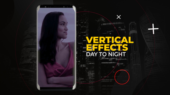 Vertical Day to Night Effects | After Effects, After Effects Project Files