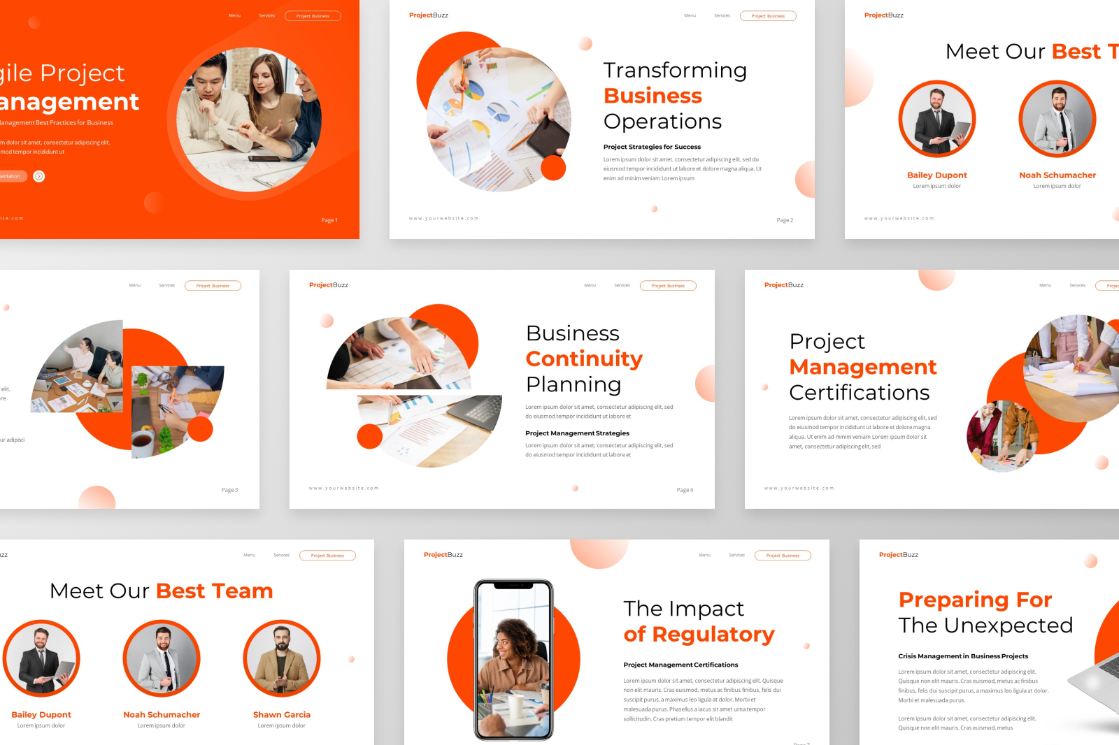 Agile - Project Management Keynote Template, Presentation Templates