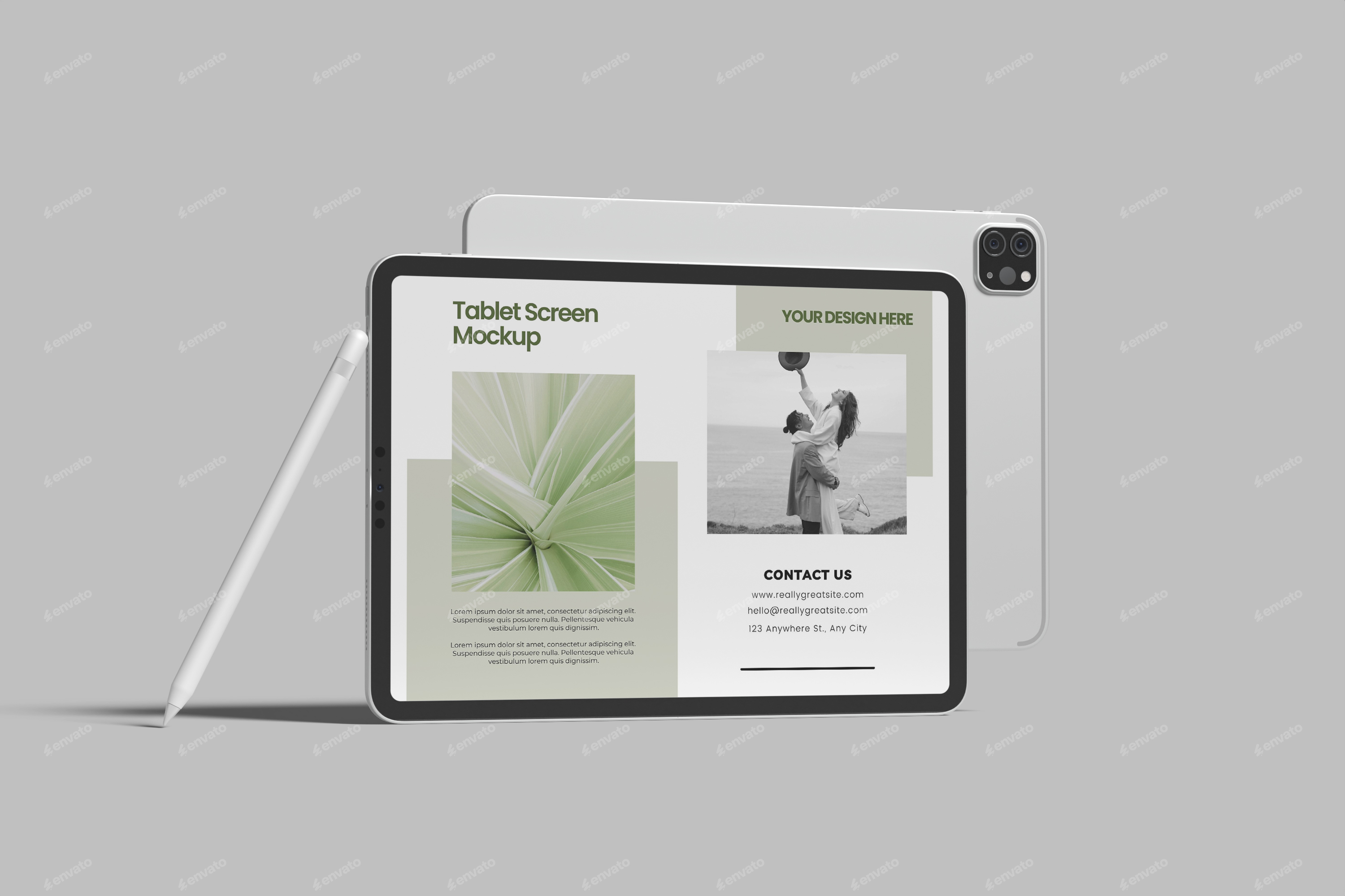 Tablet Screen Mockup, Graphics | GraphicRiver