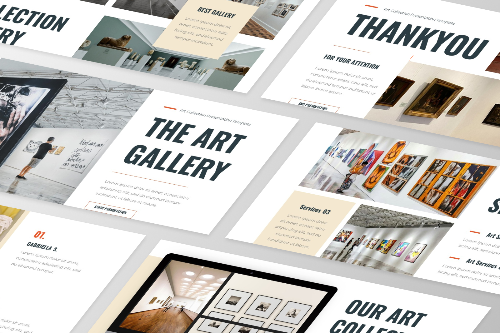Artc - Art Collection Keynote Template, Presentation Templates ...