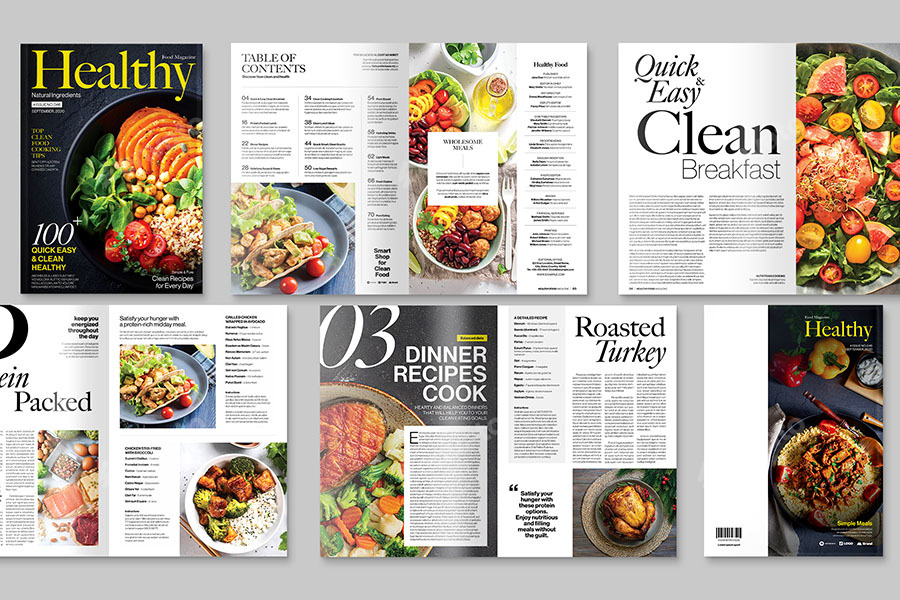 Food & Cooking Magazine Template, Print Templates | GraphicRiver