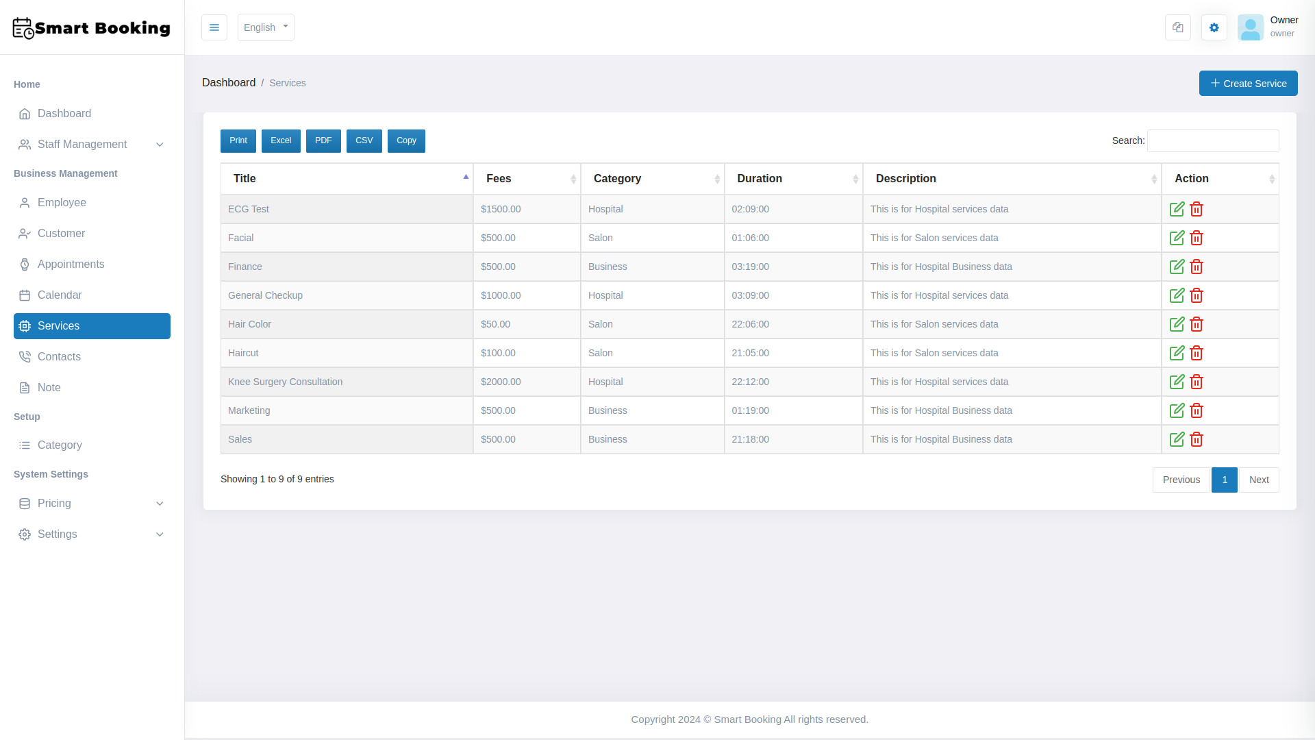 Smart Booking SaaS - Appointment Management System by smartwebinfotech