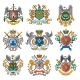 Heraldic Badges, Vectors | GraphicRiver