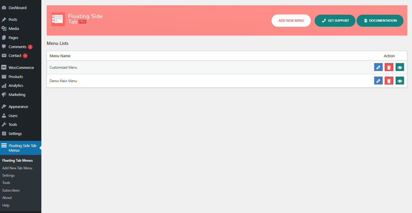 Floating Side Tab PRO by wpshuffle | CodeCanyon