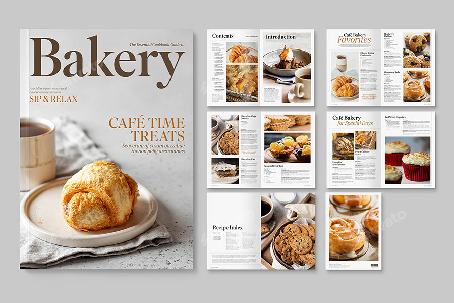 Cookbook Recipe Book Template, Print Templates | GraphicRiver