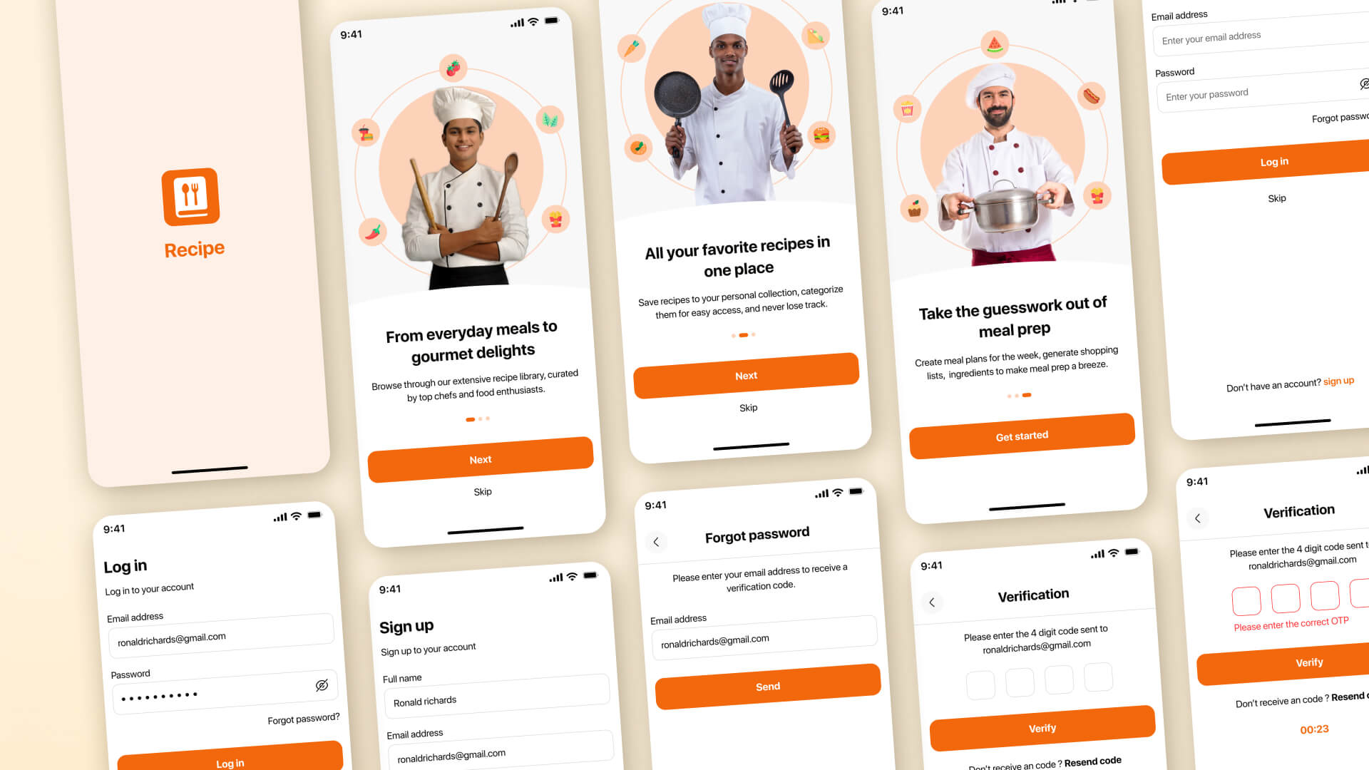 Recipe Full App In Flutter With Nodejs Backend Cooking Guide App In Flutter By Templatesvilla