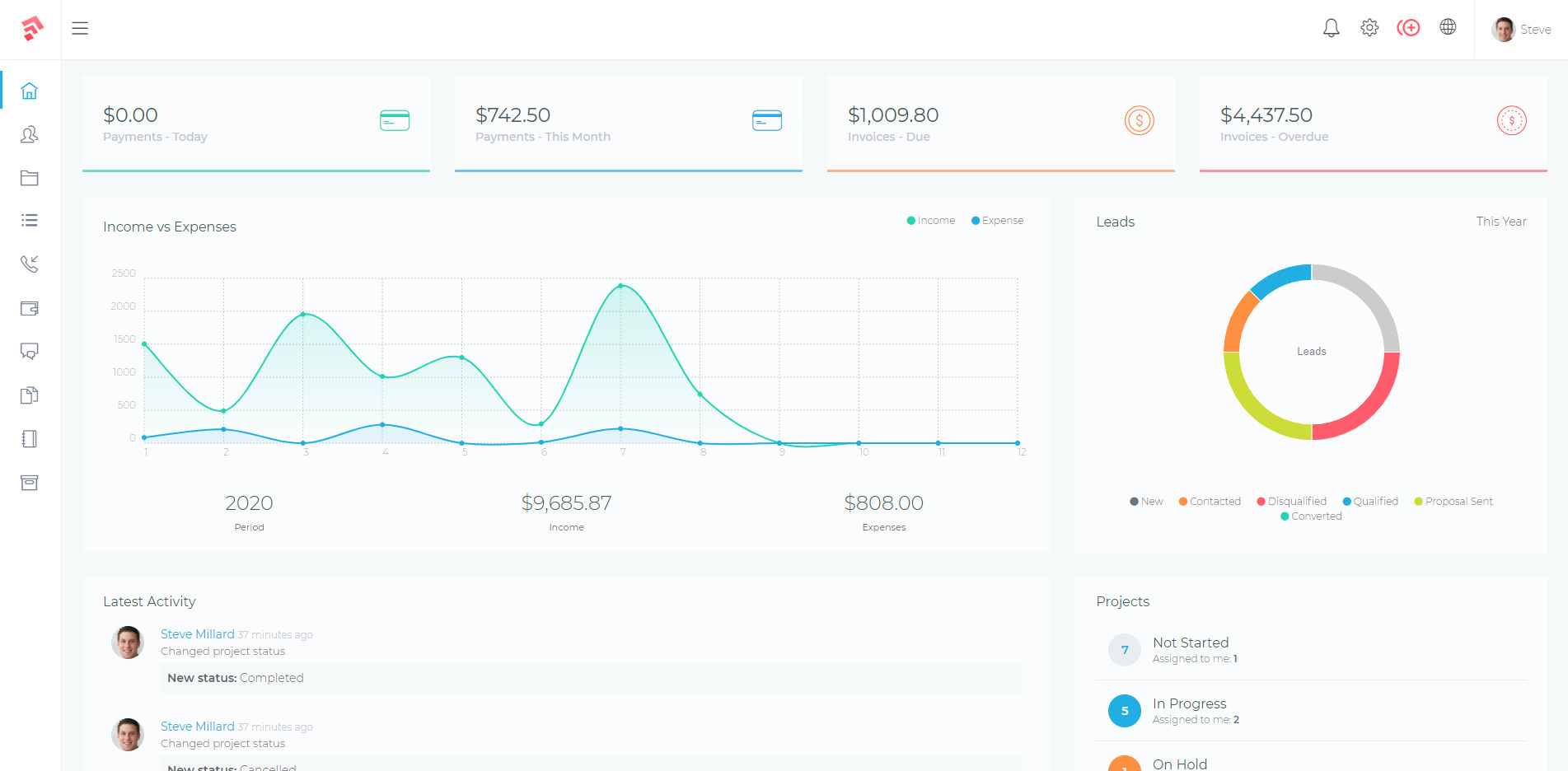 Grow CRM - Laravel Project Management by NextLoop | CodeCanyon