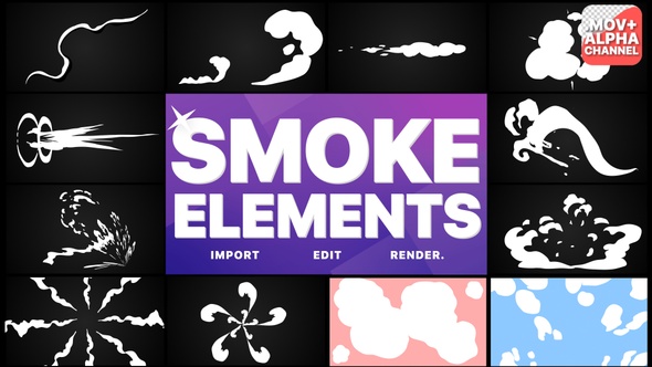 Smoke Elements Pack 05 | Motion Graphics, Motion Graphics | VideoHive