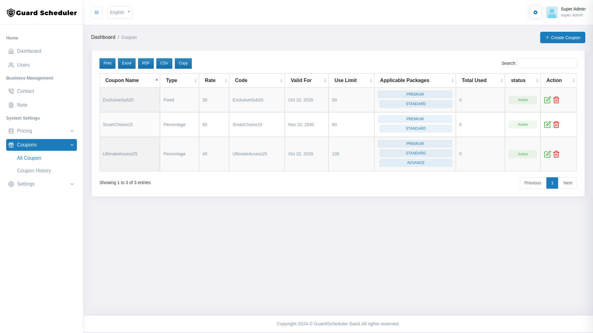 GuardScheduler SaaS - Security Guard Management System by smartwebinfotech