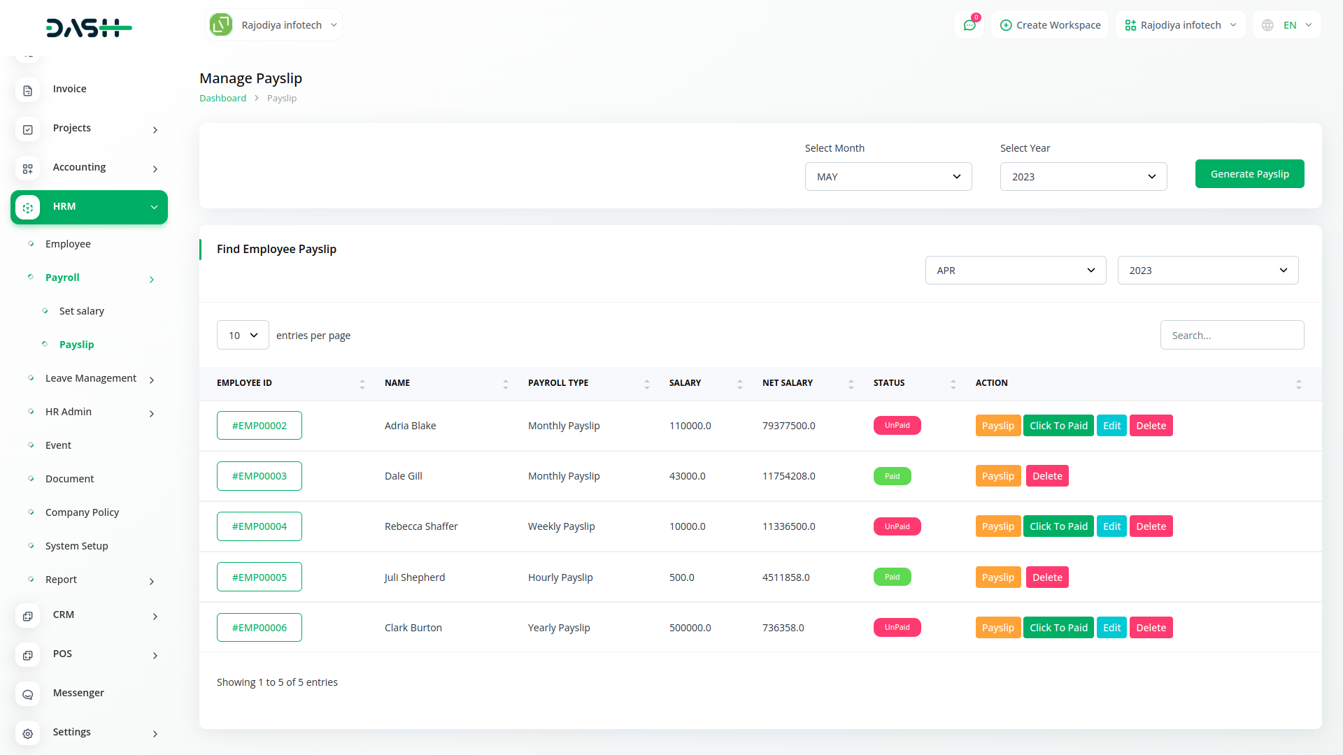 WorkDo Dash SaaS - Open Source ERP with Multi-Workspace by WorkDo | CodeCanyon