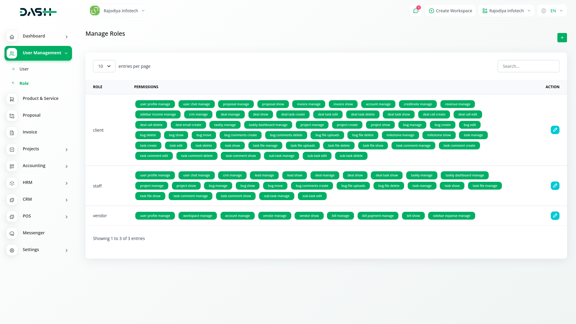 WorkDo Dash SaaS - Open Source ERP with Multi-Workspace by WorkDo | CodeCanyon