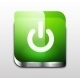 Glossy Square Power Button, Vectors | GraphicRiver