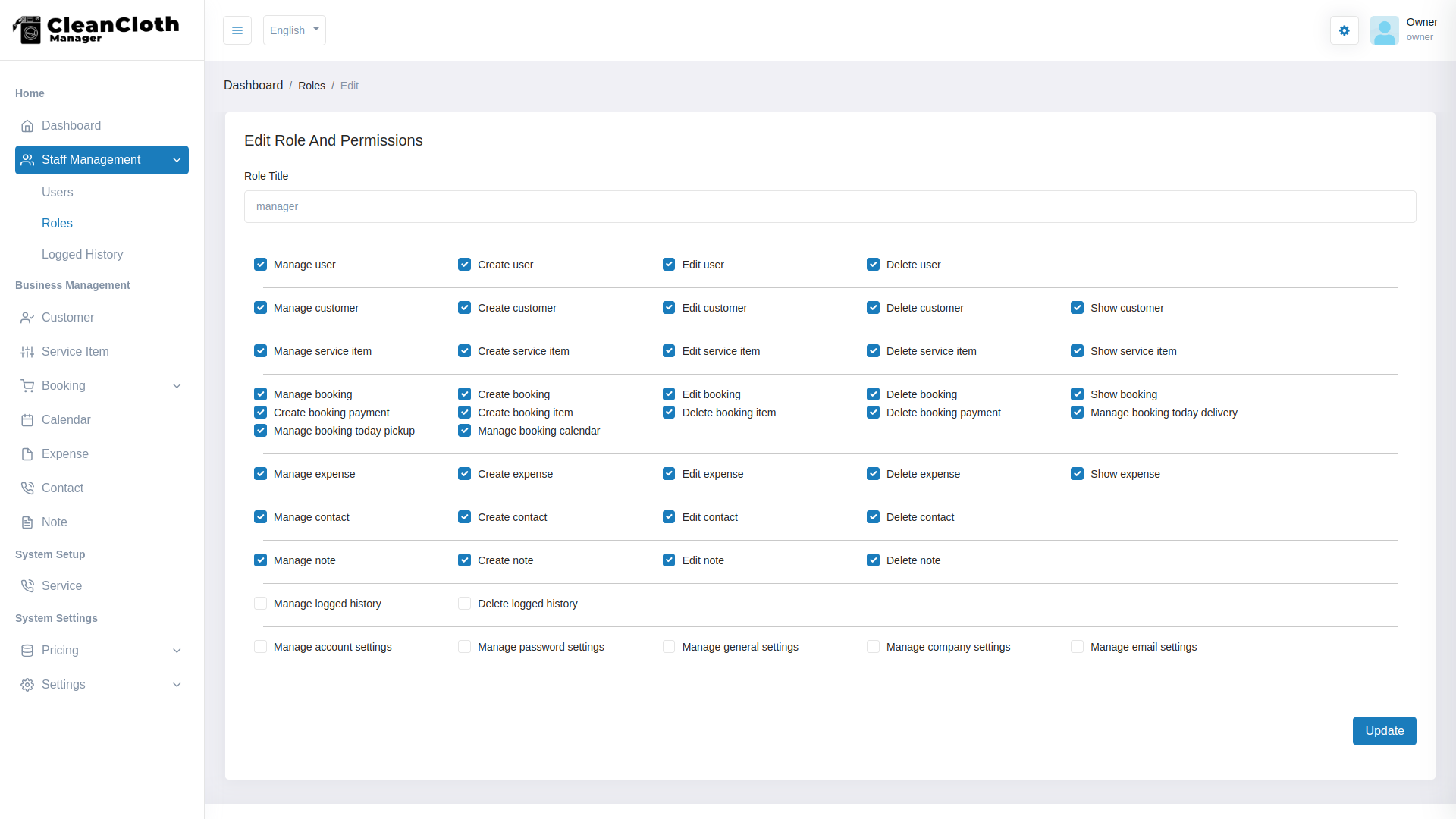 CleanCloth Manager SaaS - Laundry Management System by smartwebinfotech