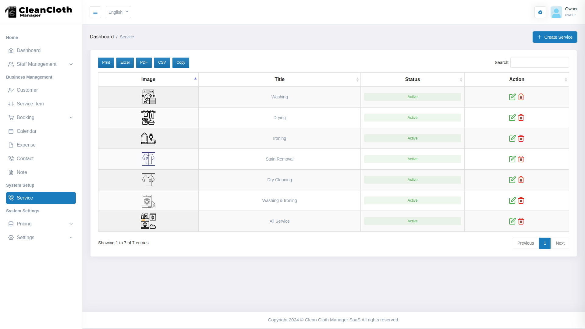 CleanCloth Manager SaaS - Laundry Management System by smartwebinfotech