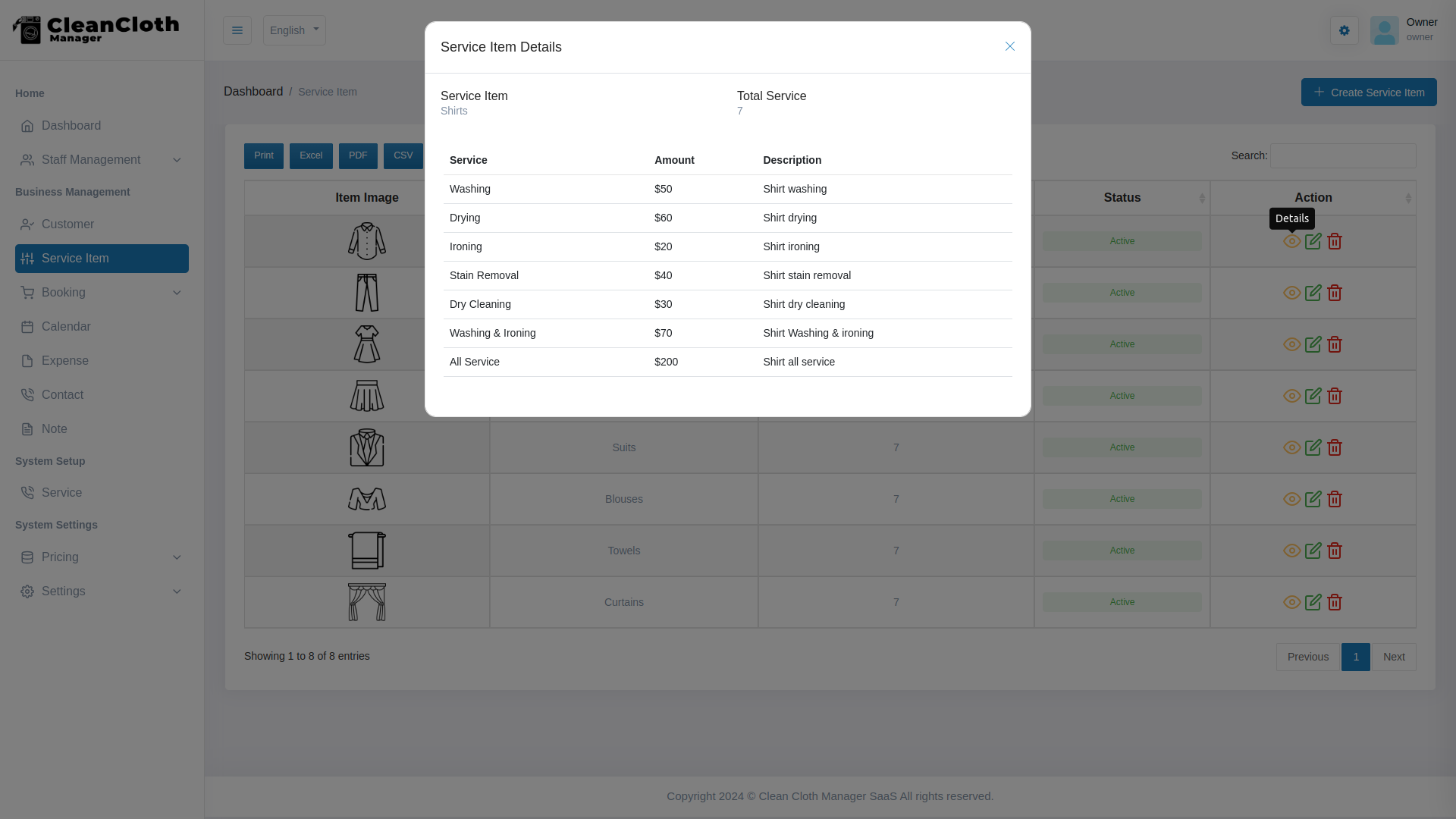 CleanCloth Manager SaaS - Laundry Management System by smartwebinfotech