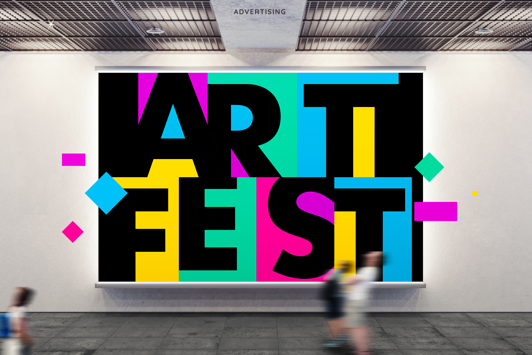 Festival Colorful Font, Fonts | GraphicRiver