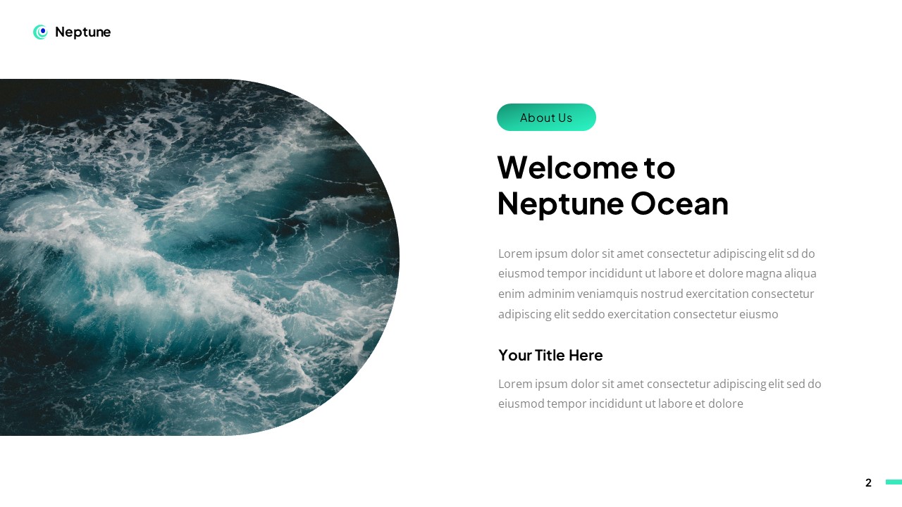 Neptune - Ocean Keynote Template, Presentation Templates | GraphicRiver