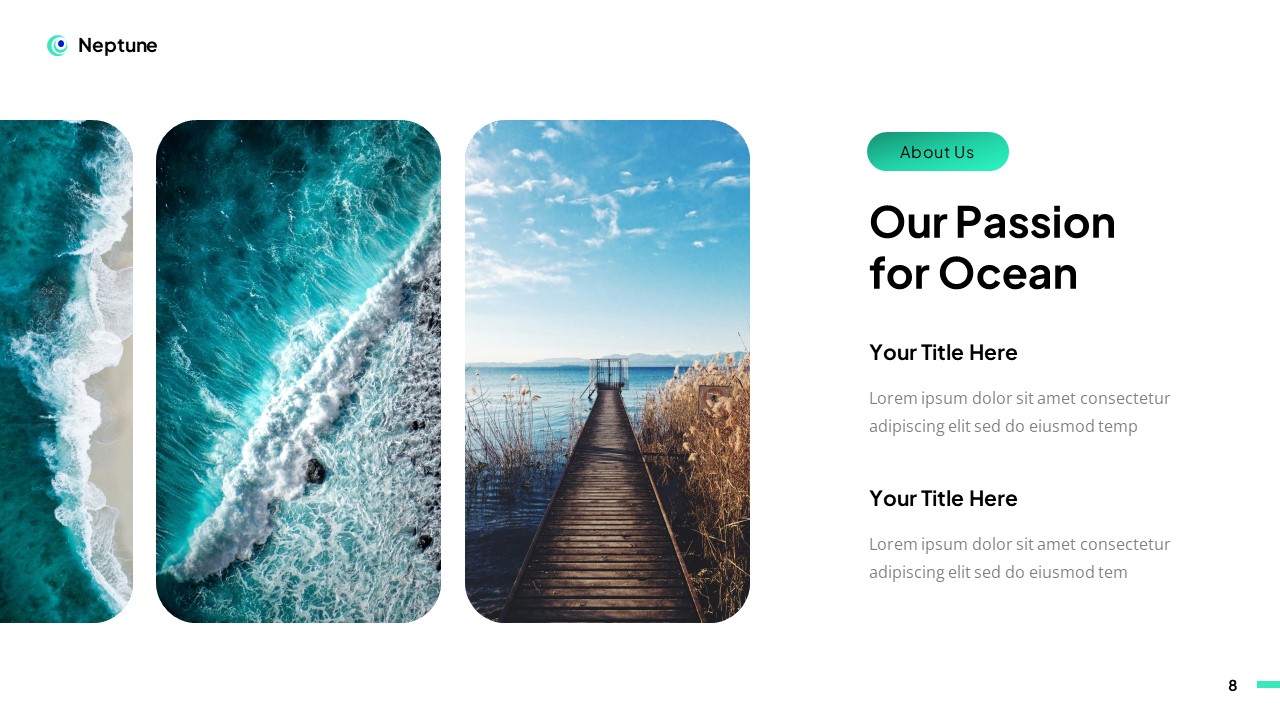 Neptune - Ocean Keynote Template, Presentation Templates | GraphicRiver