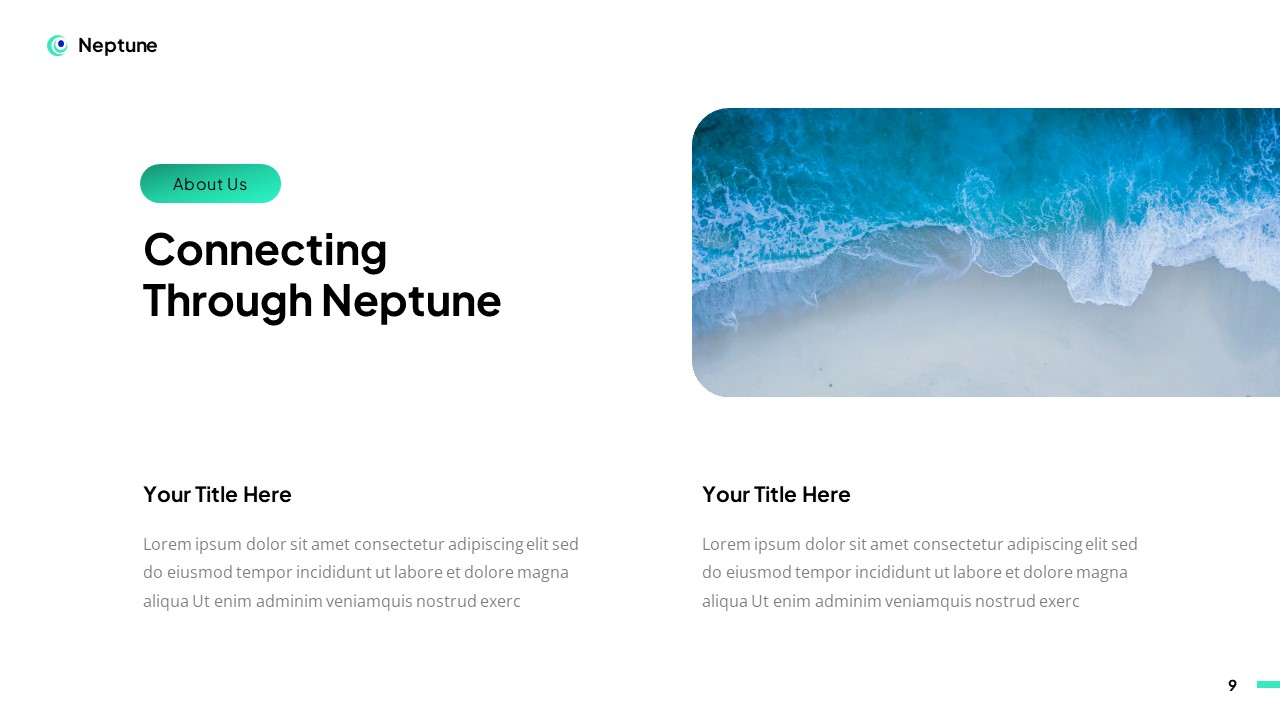 Neptune - Ocean Keynote Template, Presentation Templates | GraphicRiver