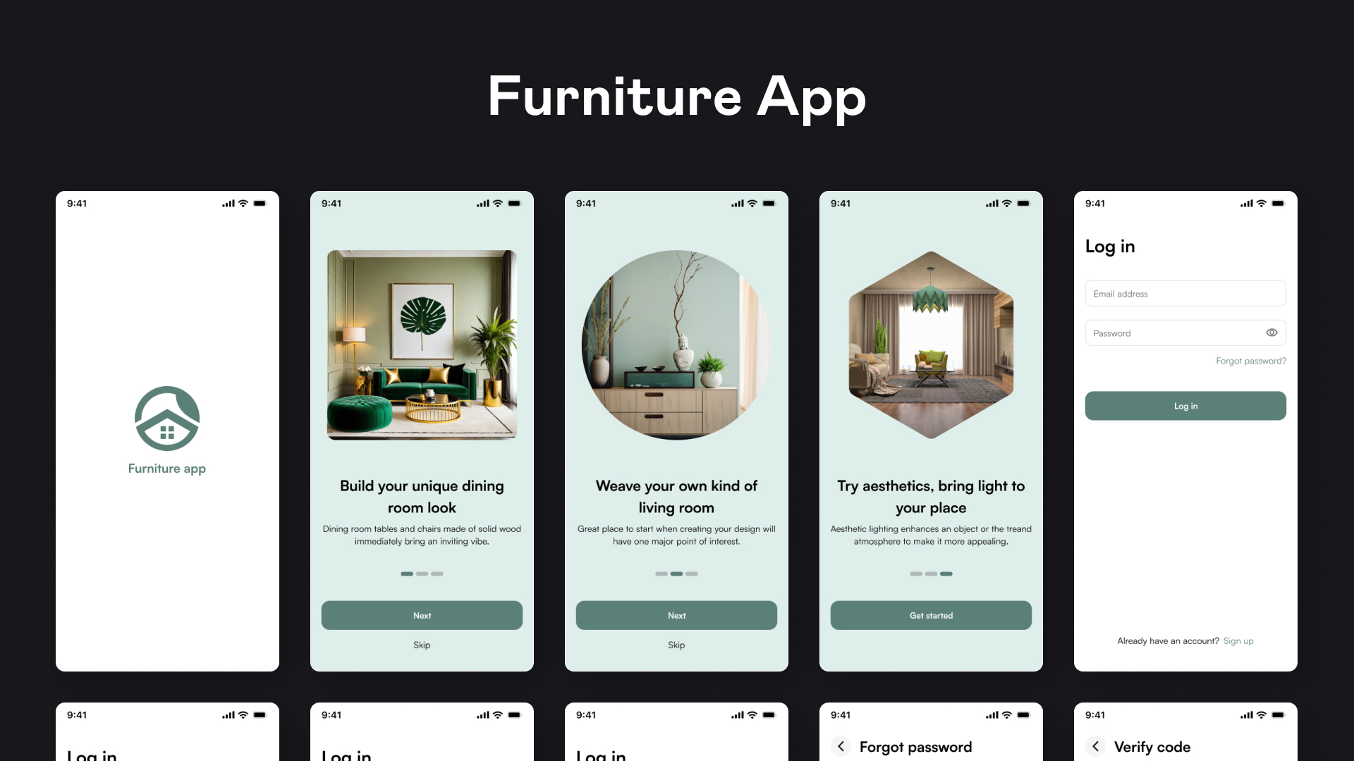 DecorEase App UI Template | Interior Design & Home Styling App in ...