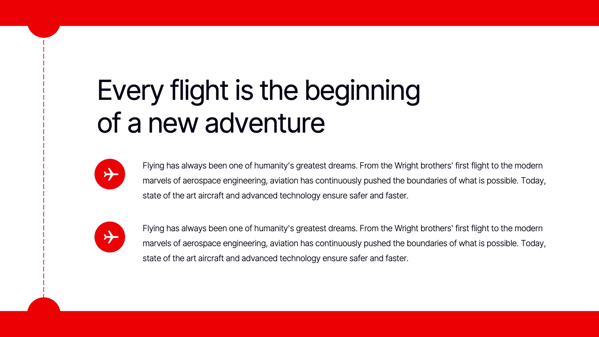 Airlines PowerPoint Template, Presentation Templates | GraphicRiver