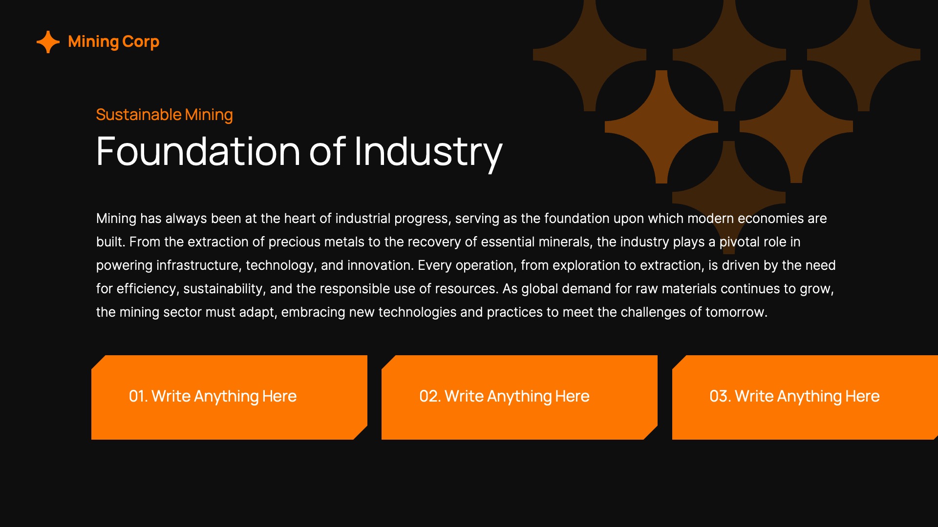 Mining Industry PowerPoint Template, Presentation Templates | GraphicRiver