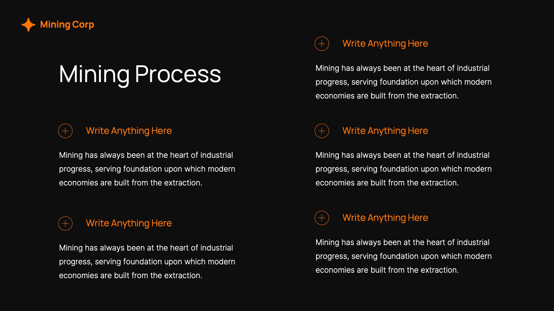 Mining Industry Google Slides Template, Presentation Templates ...