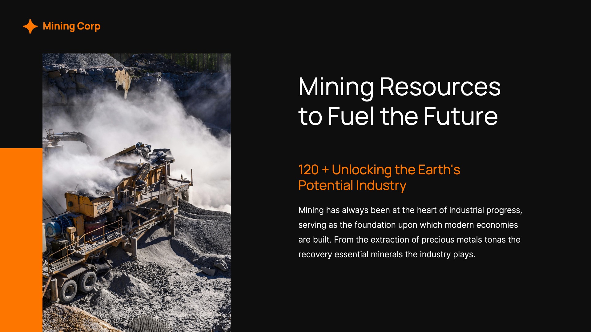 Mining Industry Google Slides Template, Presentation Templates ...