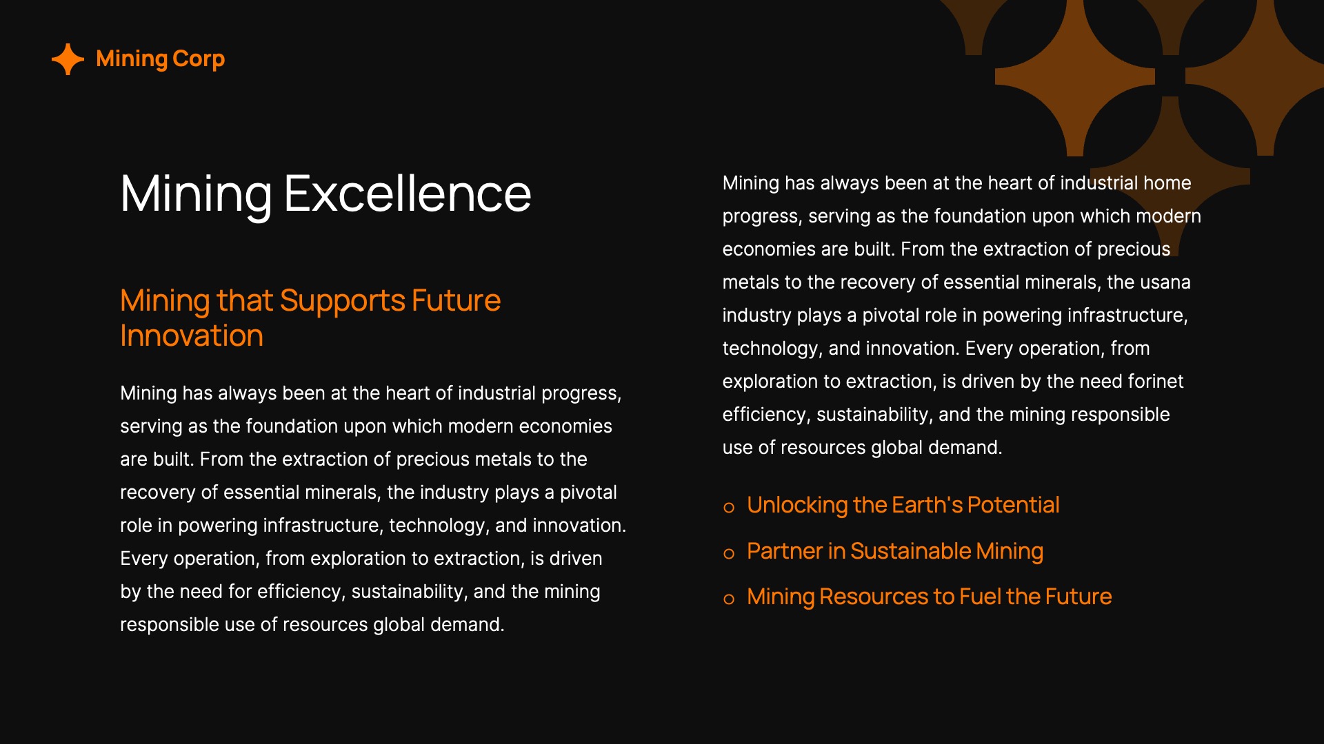 Mining Industry Google Slides Template, Presentation Templates ...