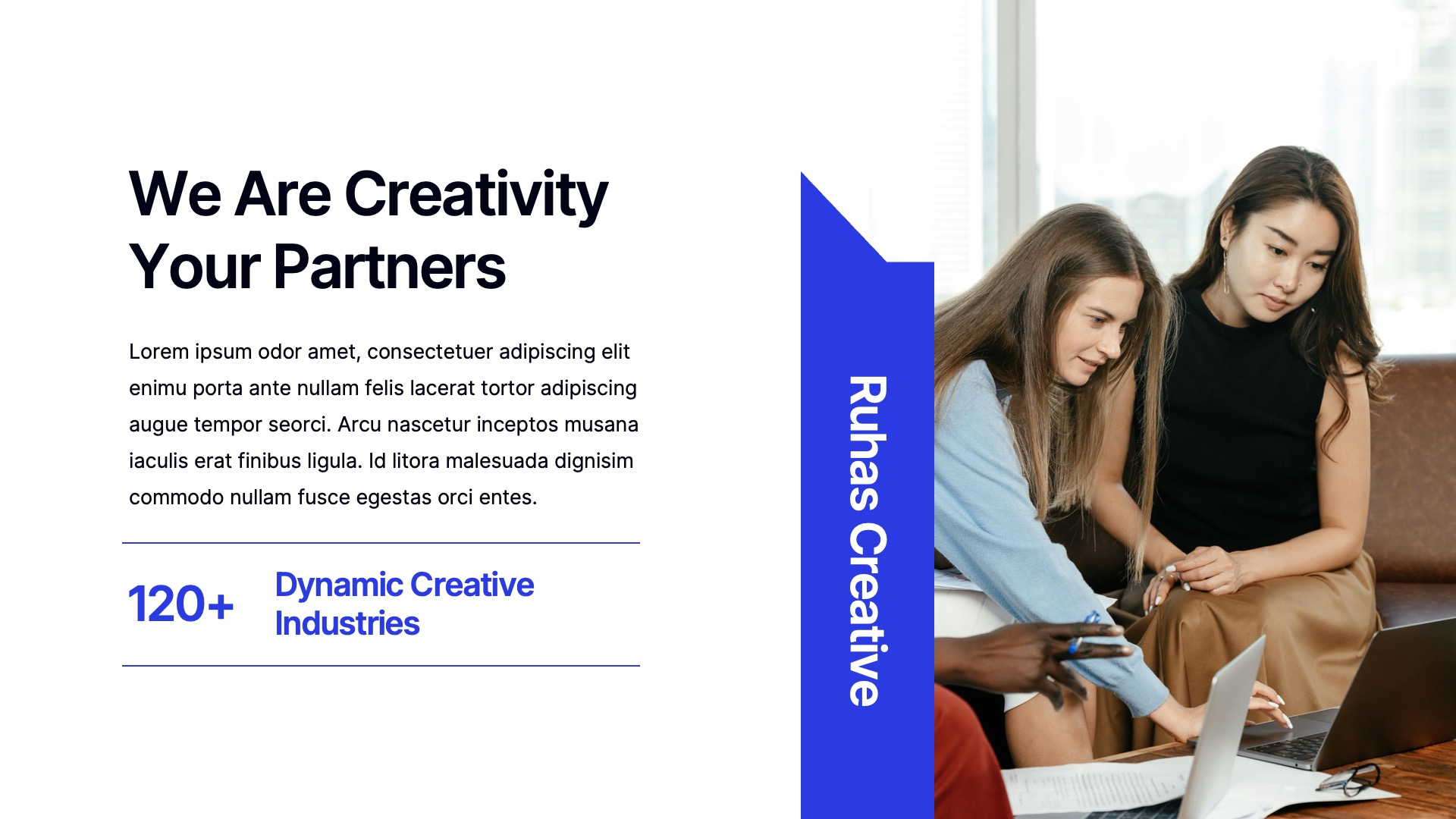 Ruhas - Creative Pitch Deck PowerPoint Template, Presentation Templates