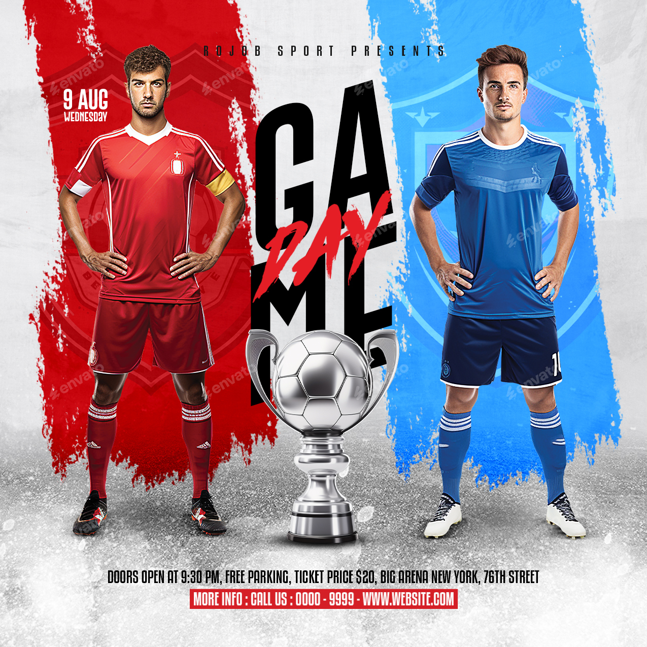 Soccer Flyer, Print Templates | GraphicRiver