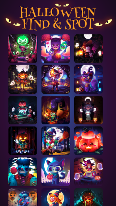 Halloween Find And Spot - HTML5 Game, Construct 3 by EyeQStudio | CodeCanyon
