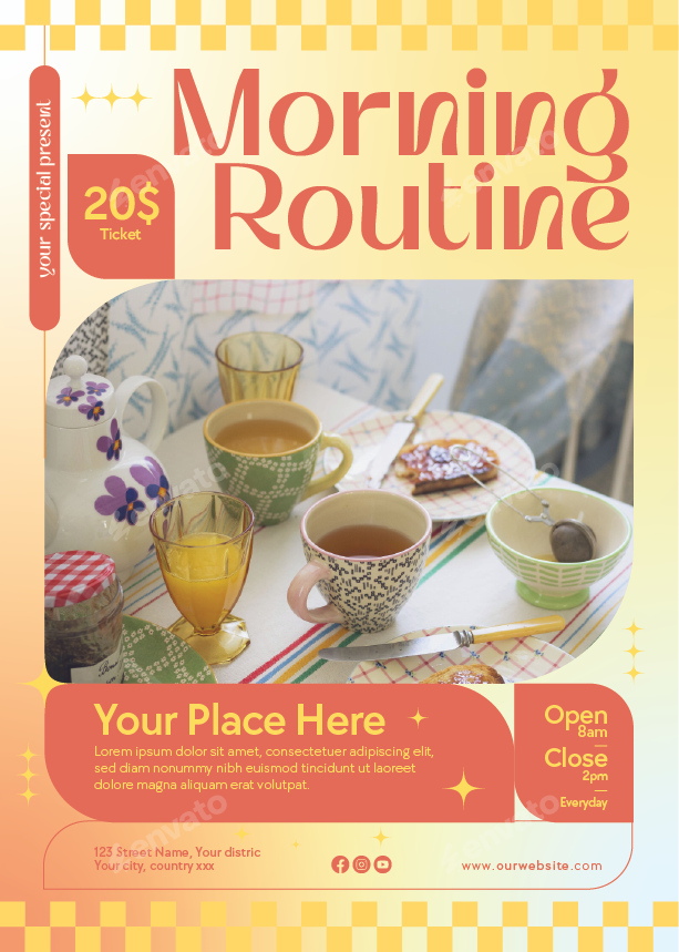Breakfast Flyer, Print Templates | GraphicRiver