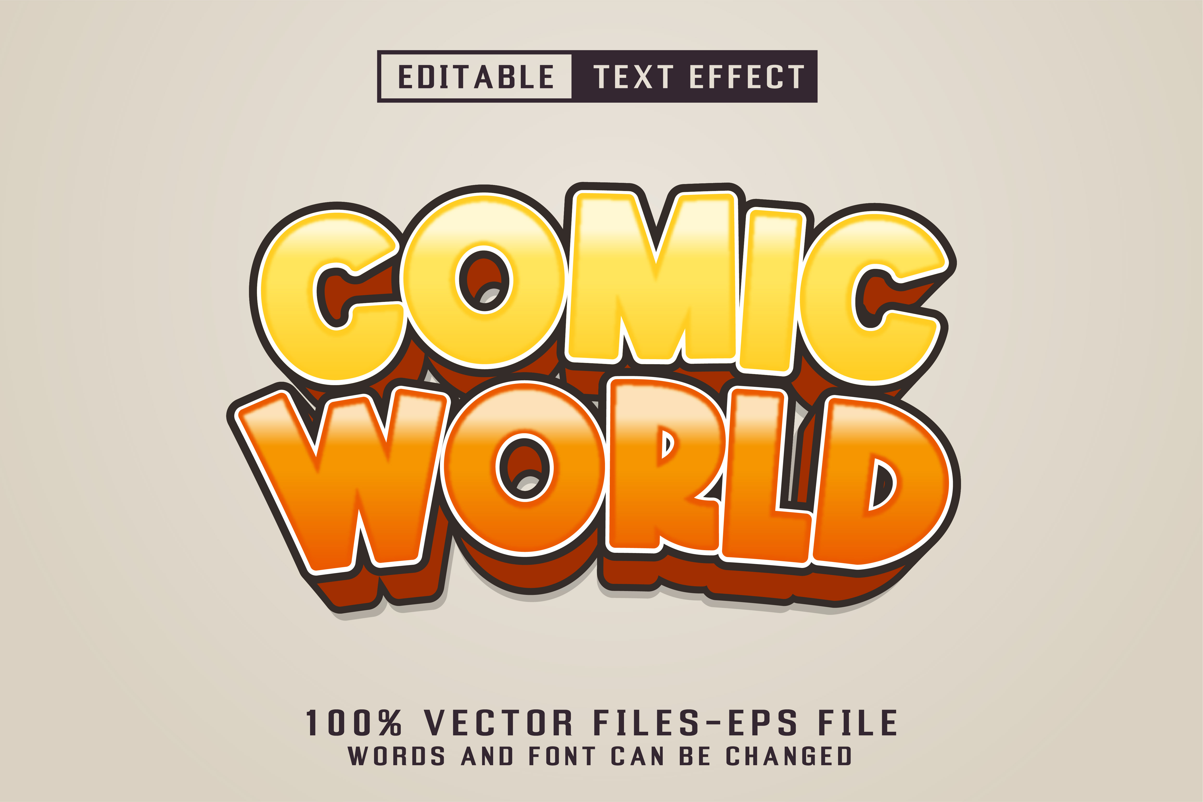 Comic World Editable Text Effect, Add-ons | GraphicRiver