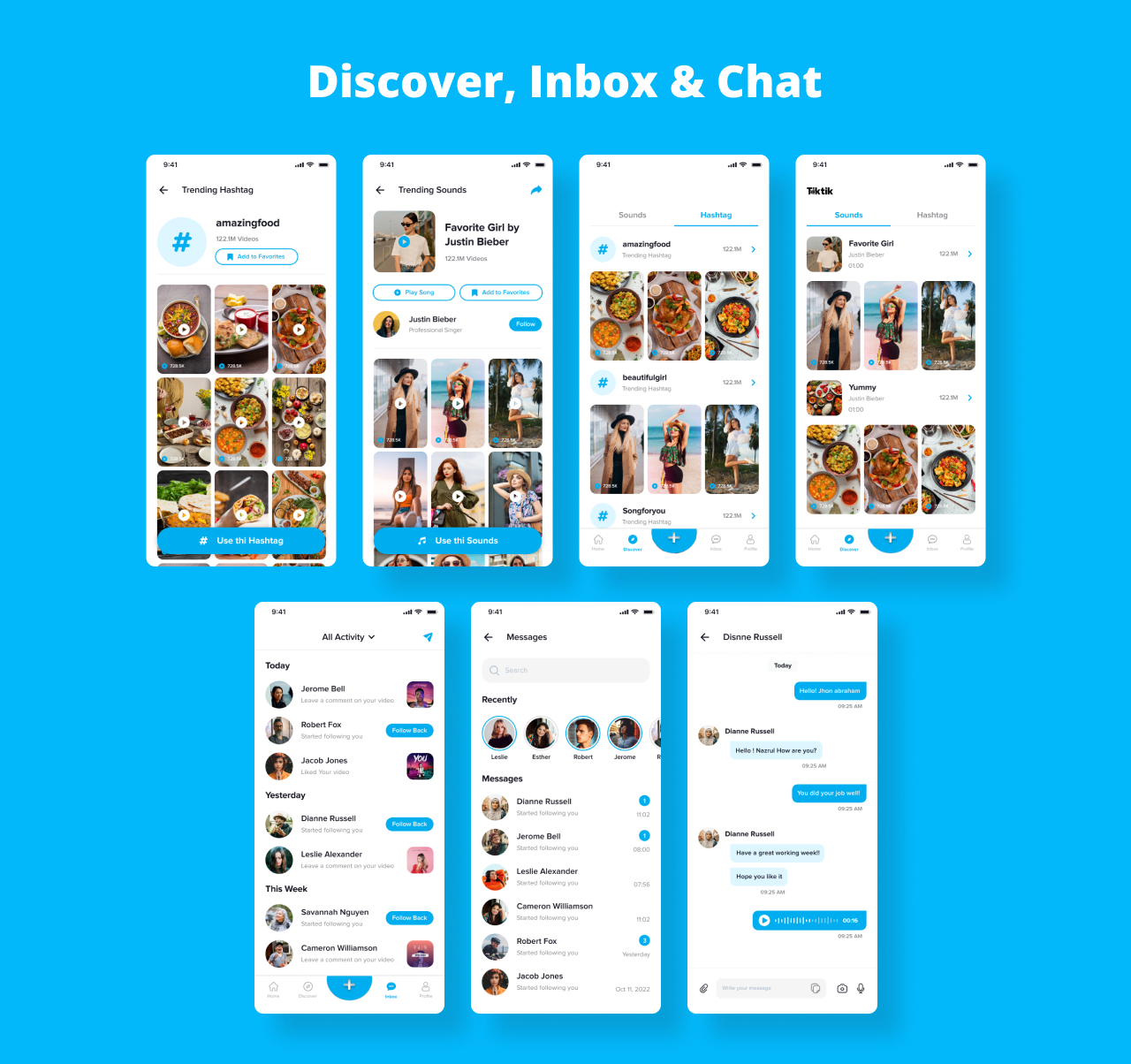 TikTok Clone - React Native Mobile App Template - Android/iOS UI Kit by slmbstore