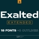 Exalted Extended, Fonts | GraphicRiver