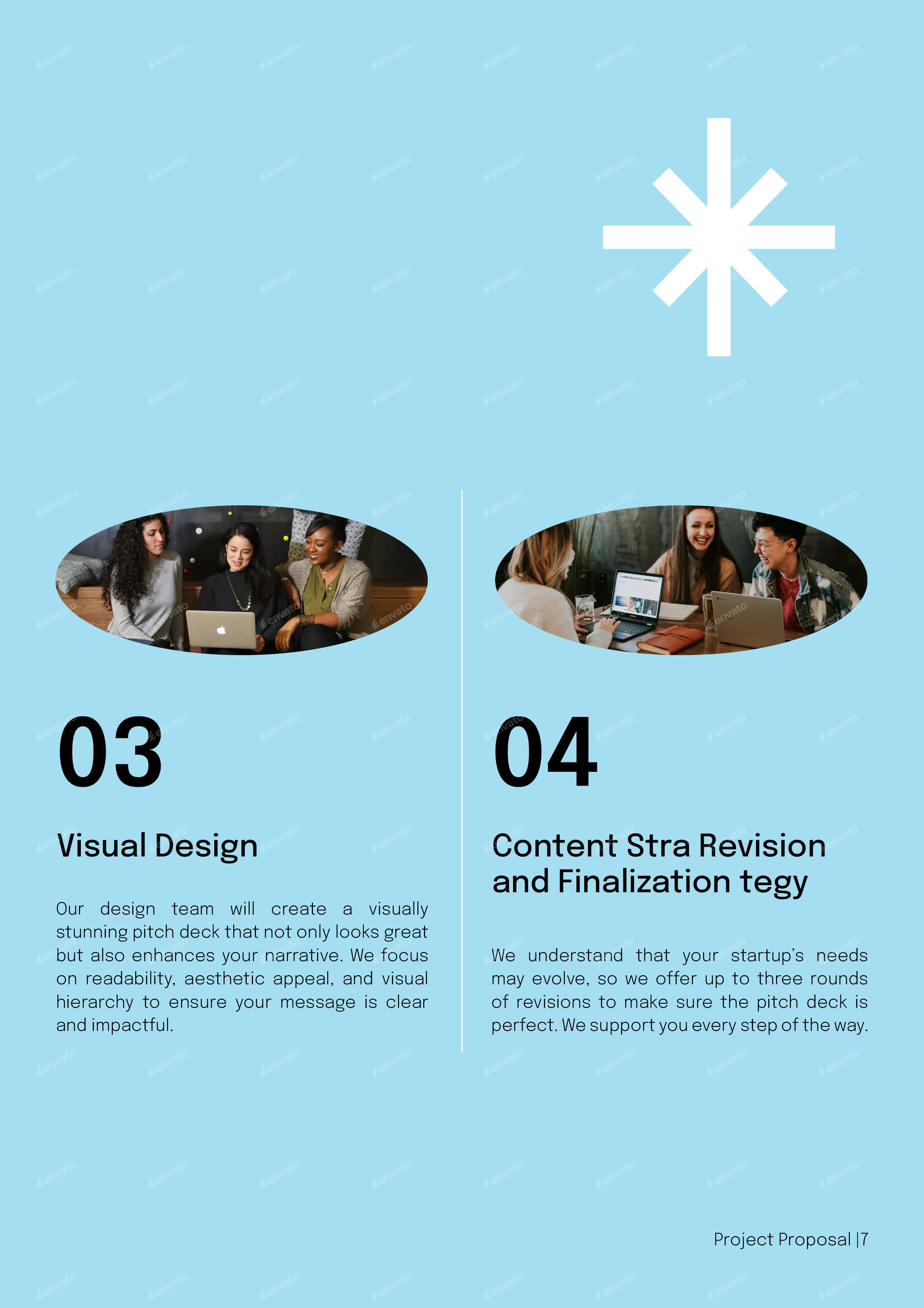 Blue Project Proposal, Print Templates | GraphicRiver