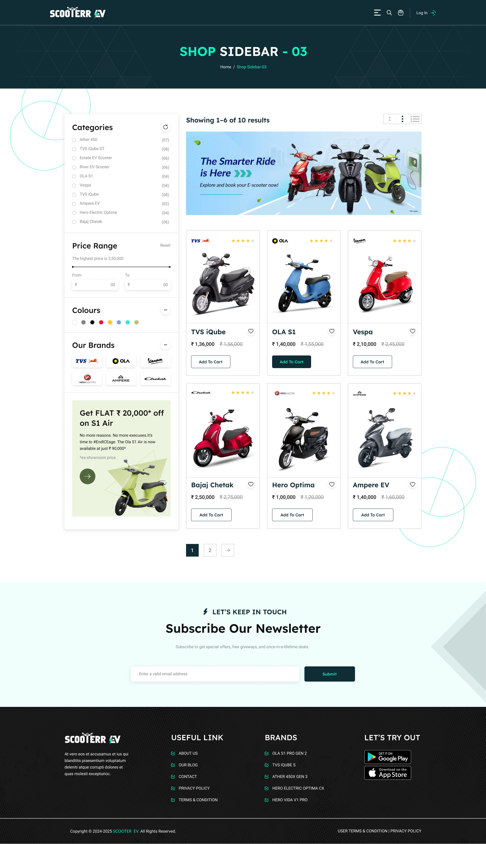 Scooter EV - Accessories and Vehicle Figma Template by webstrot ...