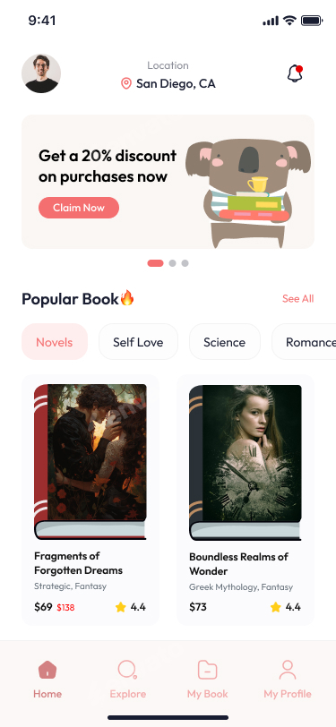BookWise | Figma Template - Book Store UI KIts App, Web Elements ...