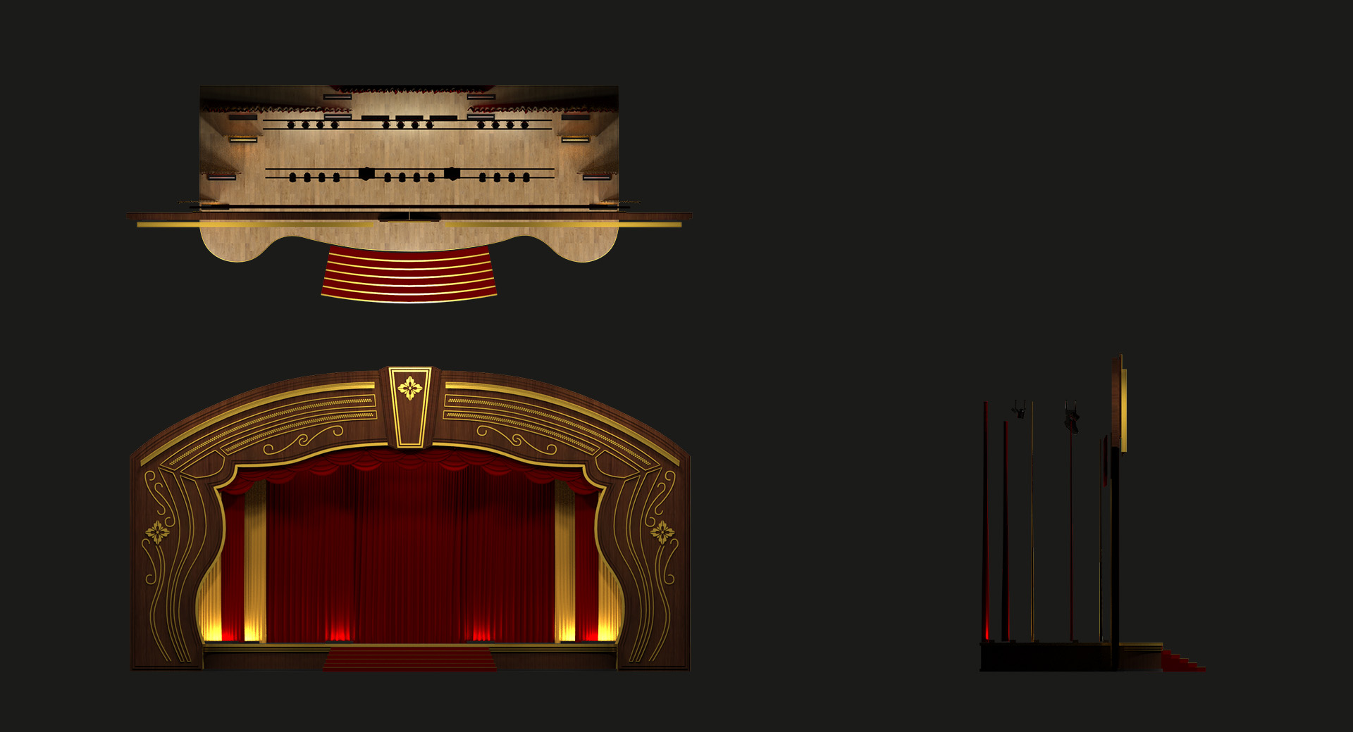 Grand Opera Stage by robertshing | 3DOcean