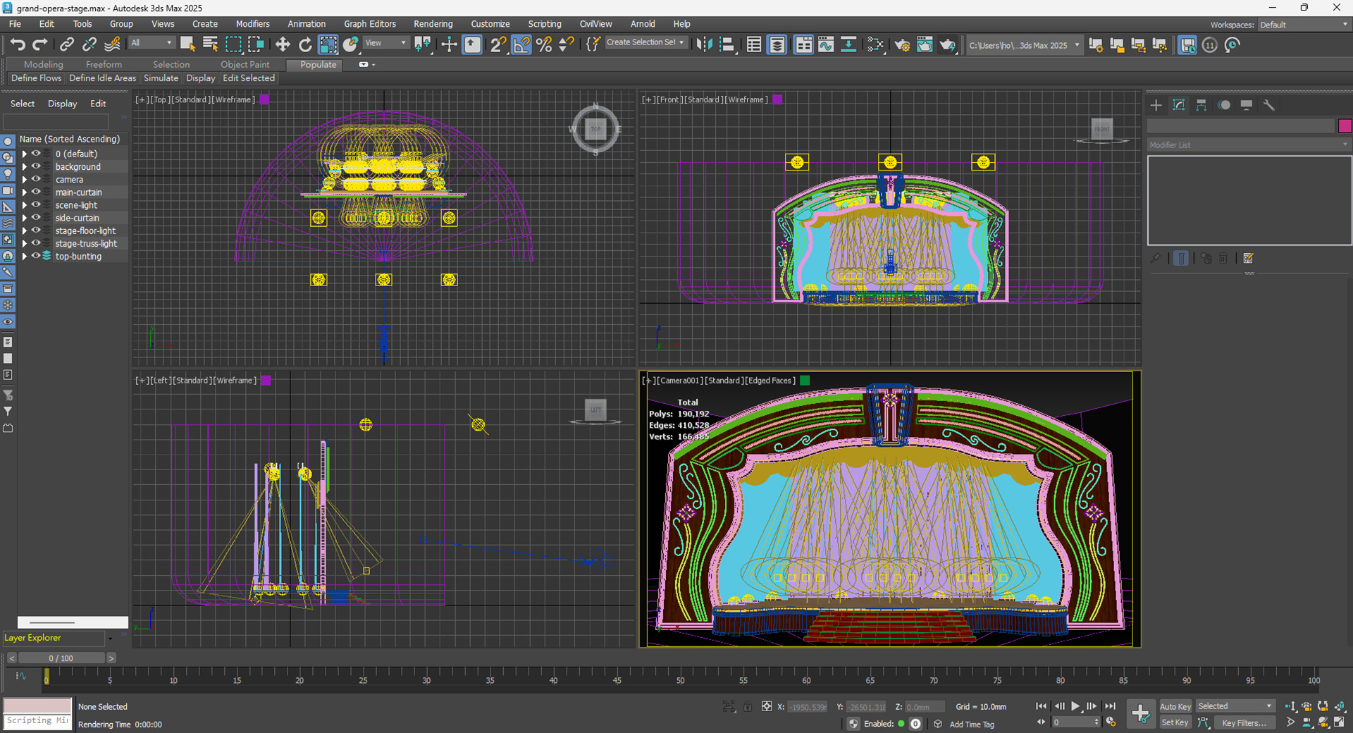 Grand Opera Stage by robertshing | 3DOcean