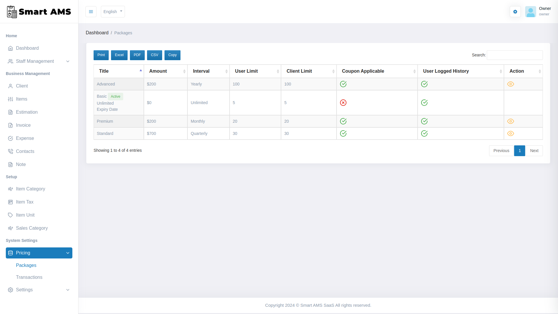 Smart AMS SaaS - Accounting Management System by smartwebinfotech ...