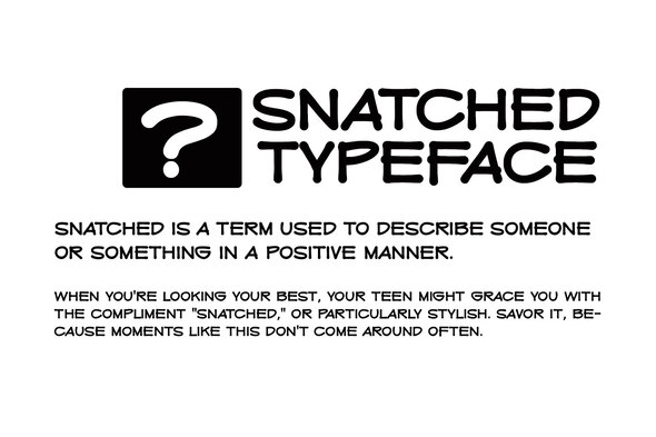 Snatched, Fonts | GraphicRiver