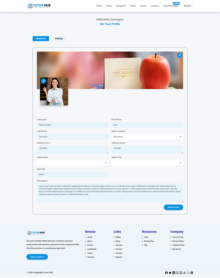 TutorHub - Virtual Education for Tutors, Students, Academies with ...