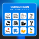 Summer Icon Set, Icons | GraphicRiver