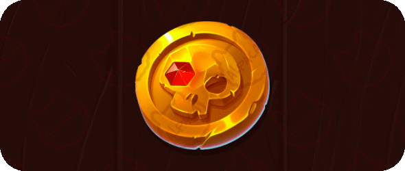 Shiny Gold Pirate Themed Cursed Coin Animation for Slot Machines and ...