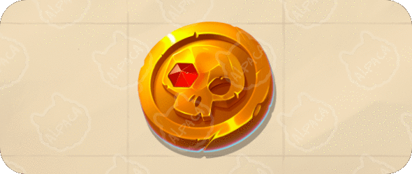 Shiny Gold Pirate Themed Cursed Coin Animation for Slot Machines and ...