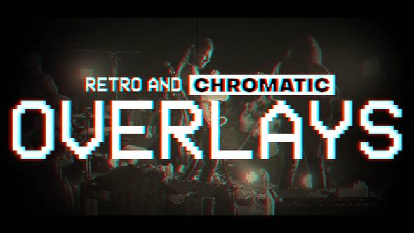 Retro and Chromatic Overlays | MOGRT, Premiere Pro Templates | VideoHive