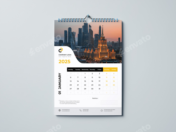 Wall Calendar, Print Templates | GraphicRiver